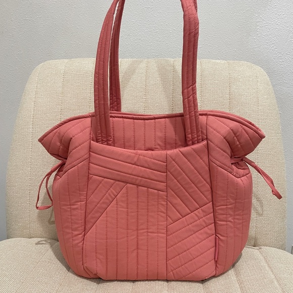 Vera Bradley | Bags | New Vera Bradley Glenna Satchel Terra Cotta Rose ...
